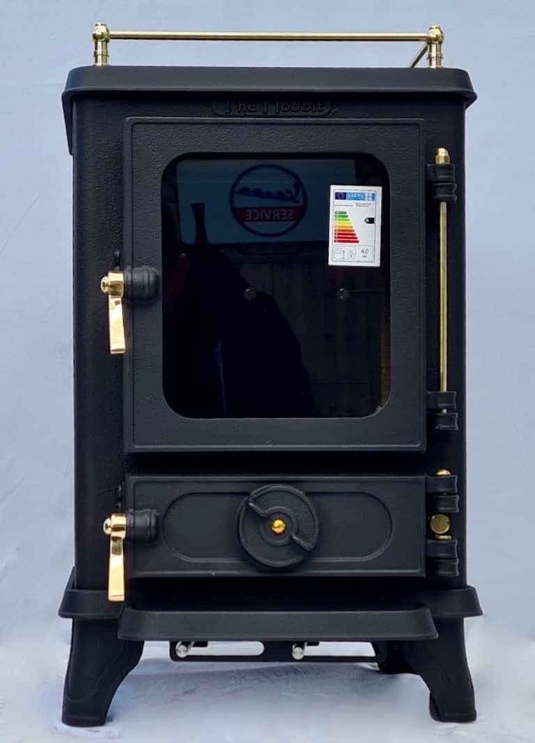 Brass Gallery Rail - Small Hobbit Stove - Salamander Stoves