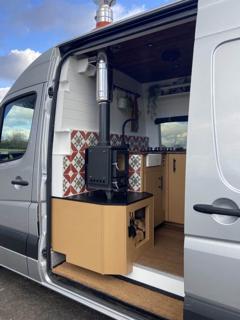 Vanfolk VW Campervan Conversion | Small Stoves | Salamander Stoves